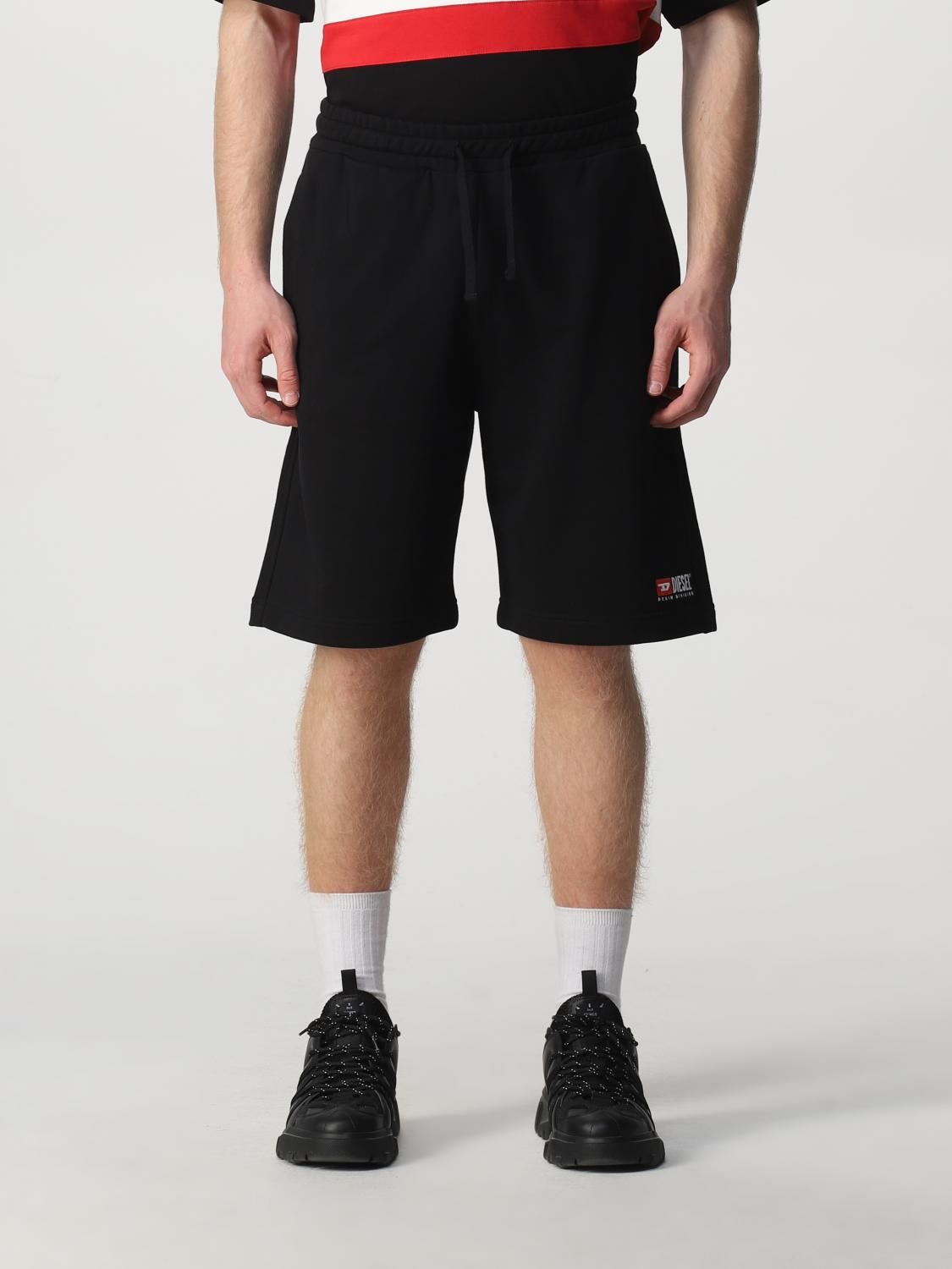 DIESEL: Short men - Black | Diesel short A037600BAWT online at GIGLIO.COM