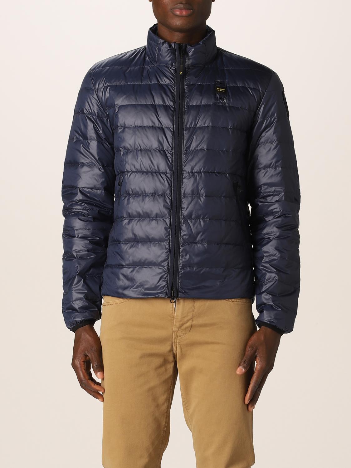 BLAUER: Jacket men - Blue | Blauer jacket 22SBLUC3039006235 online at ...