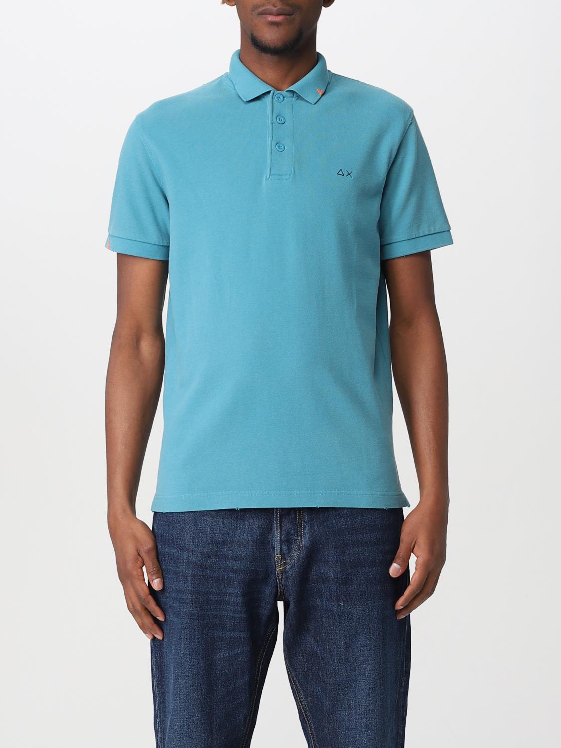 SUN68: Polo shirt men Sun 68 - Avion | SUN68 polo shirt A32101 online ...