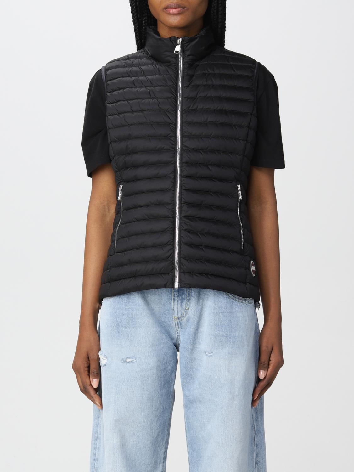 COLMAR: Cappotto donna - Nero | Gilet Colmar 2222U9VX online su GIGLIO.COM