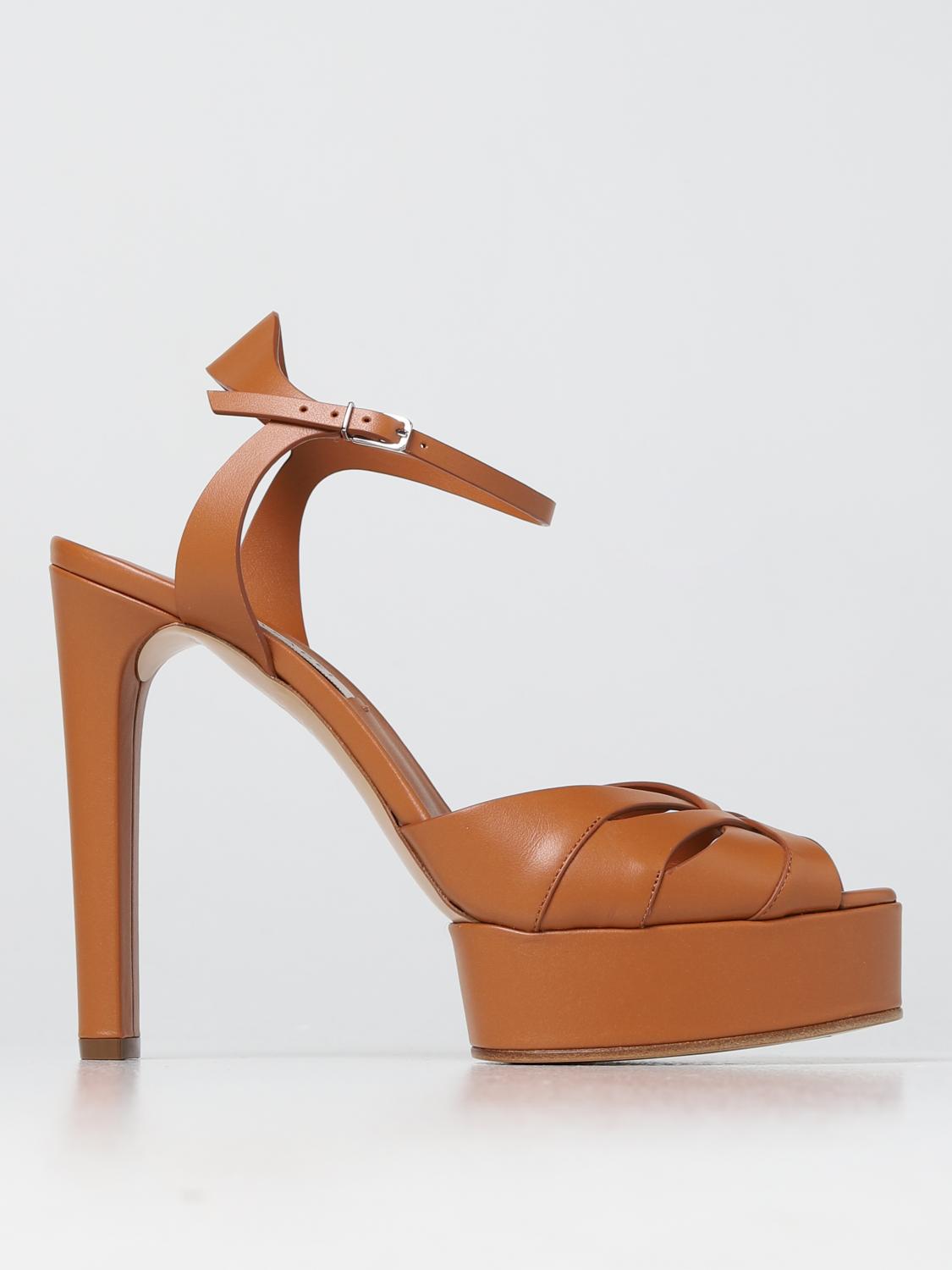 CASADEI: Sandalias planas mujer , Cuero | Sandalias De Tacón Casadei ...