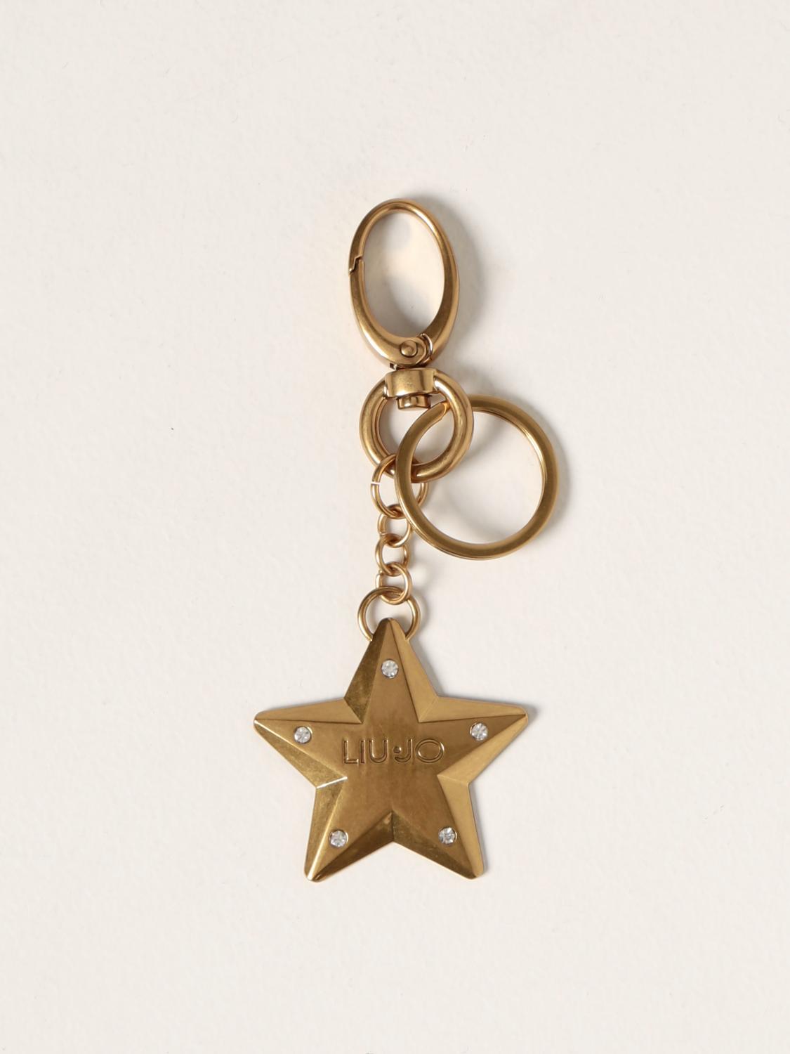 LIU JO: keychain with star - Gold | Liu Jo key chain NA2165A0001 online ...