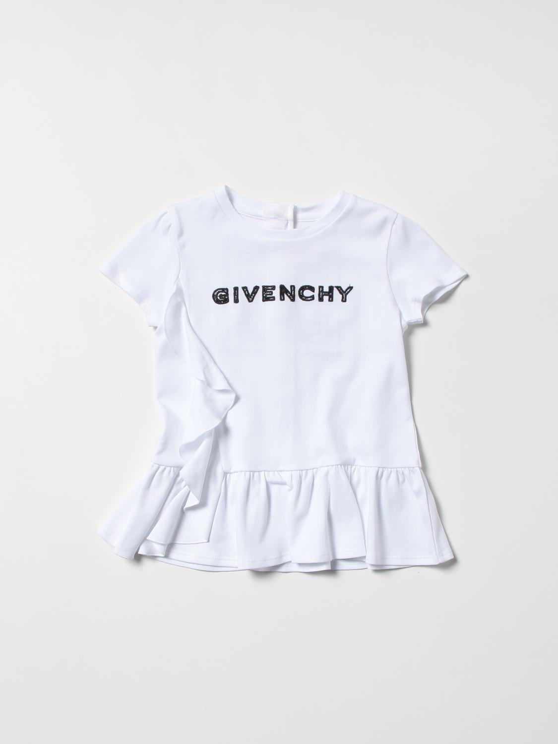 GIVENCHY: t-shirt dress with maxi logo - White | Givenchy romper H02086 ...