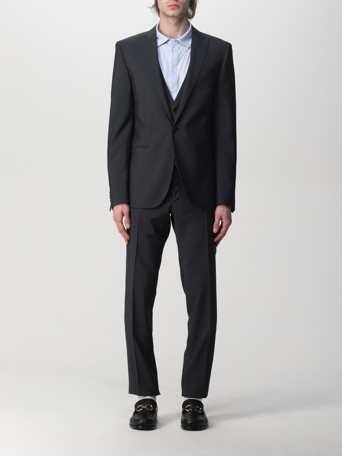CORNELIANI: Suit men - Grey | Corneliani suit 898Z442164135 online at ...