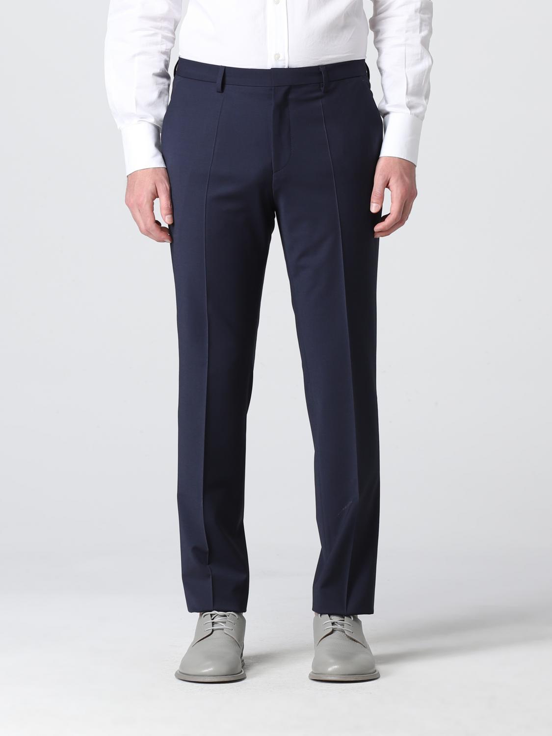 HUGO: Pants men - Blue | Hugo pants 50446520 online at GIGLIO.COM