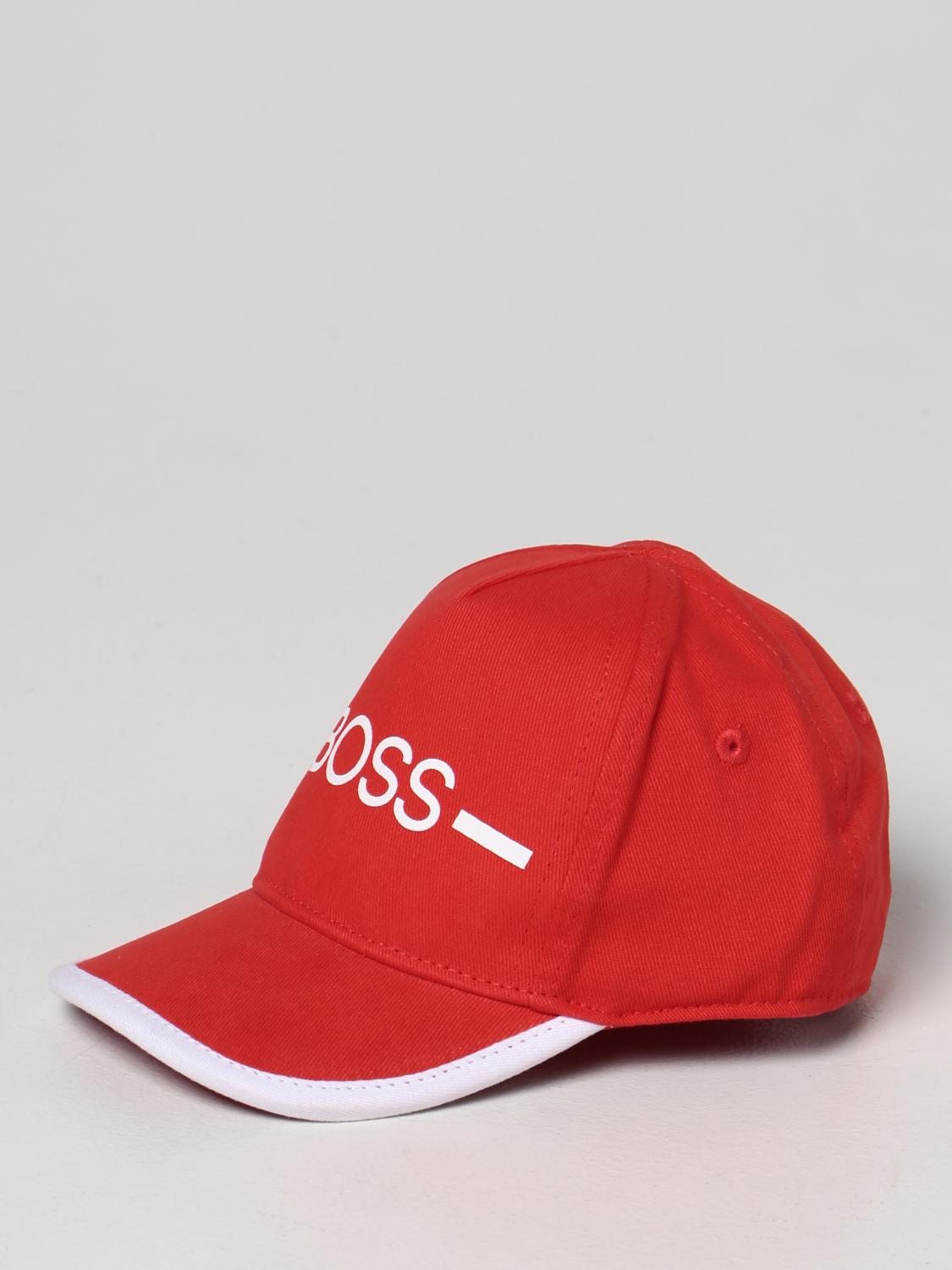 HUGO: Boss baseball cap with logo - Red | Hugo hat J01128 online at ...