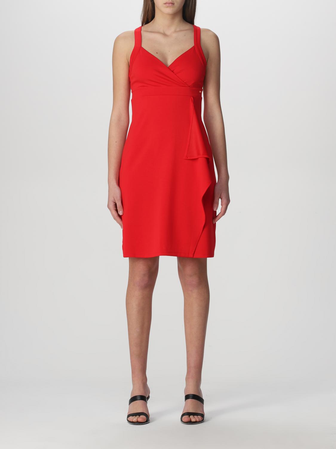 ARMANI EXCHANGE: Dress women - Red | Armani Exchange dress 3LYA72YJ7RZ ...