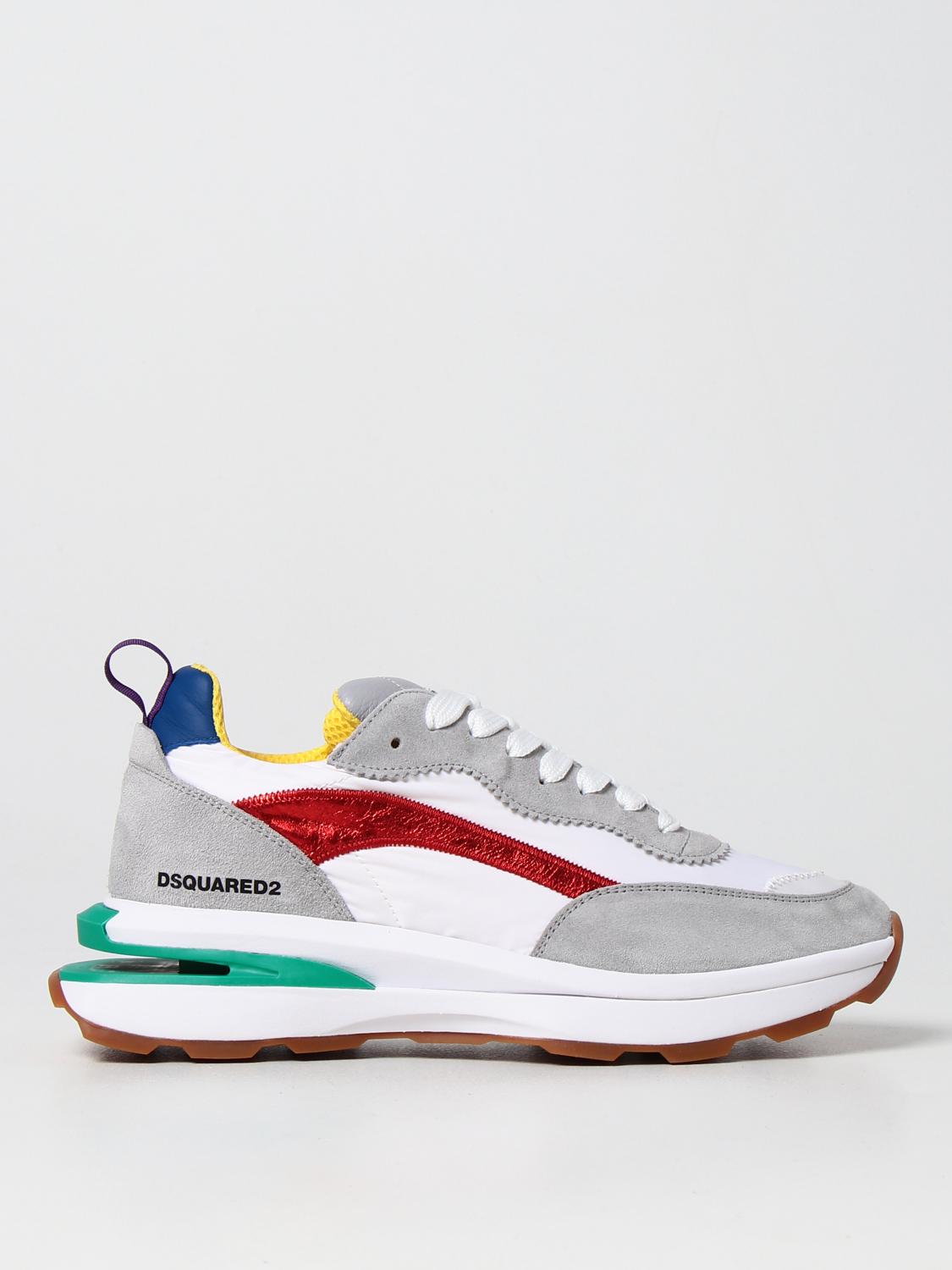 DSQUARED2: Baskets homme - Blanc | Baskets Dsquared2 SNM024211705149 en ...