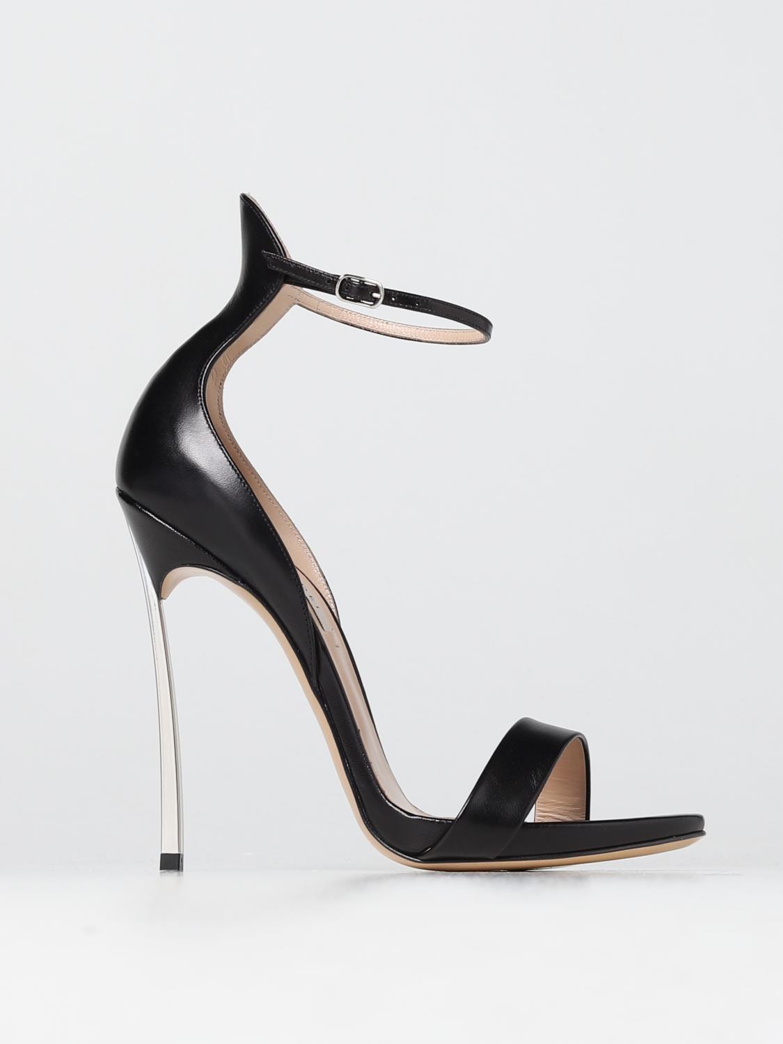 CASADEI: Sandalias planas mujer , Negro | Sandalias De Tacón Casadei ...