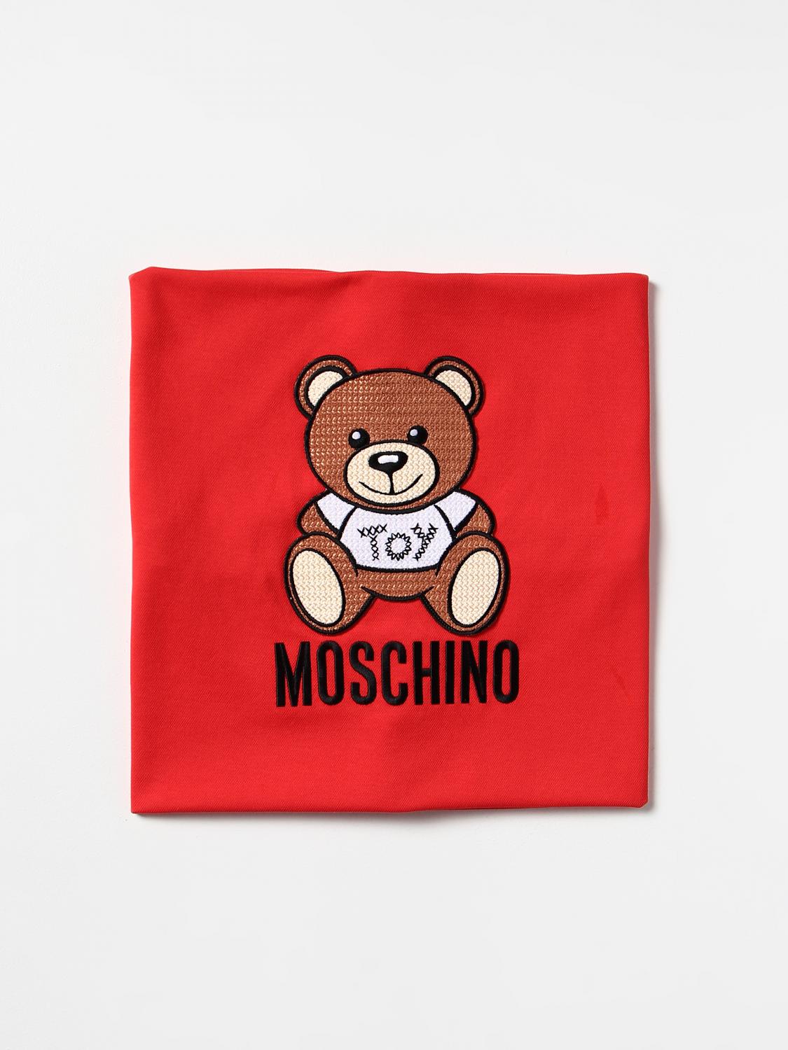 MOSCHINO: Baby bed sheets - Red | Moschino blanket MRB005LCA34 online ...