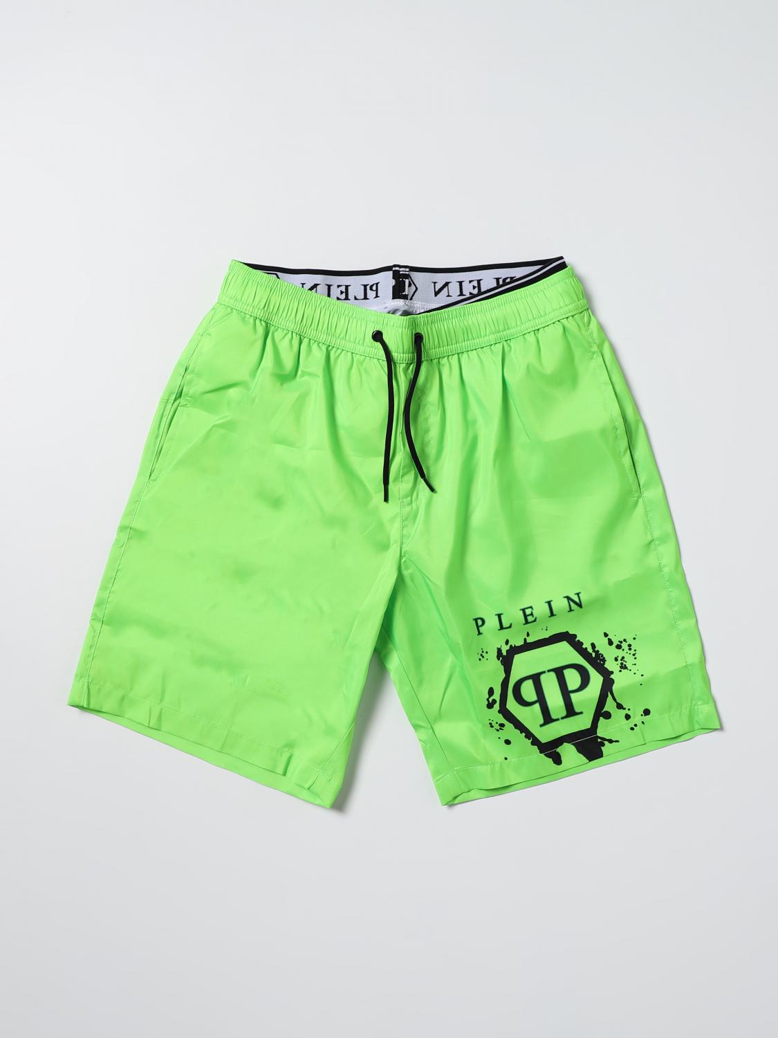 PHILIPP PLEIN: Swimsuit kids - Green | Philipp Plein swimsuit ...