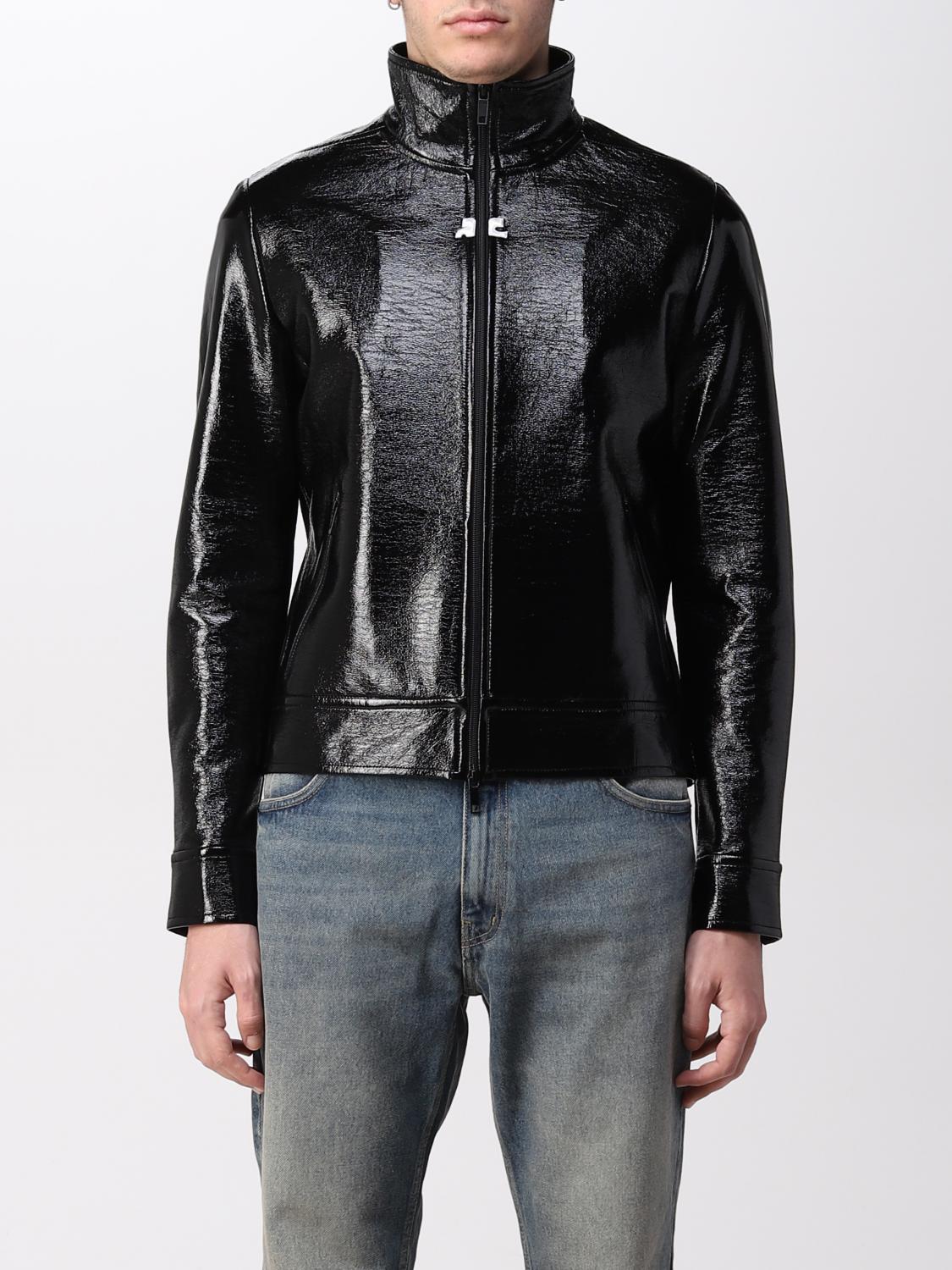 COURRÈGES: Veste homme - Noir | Veste Courrèges 122CVE014VY0003 en ...