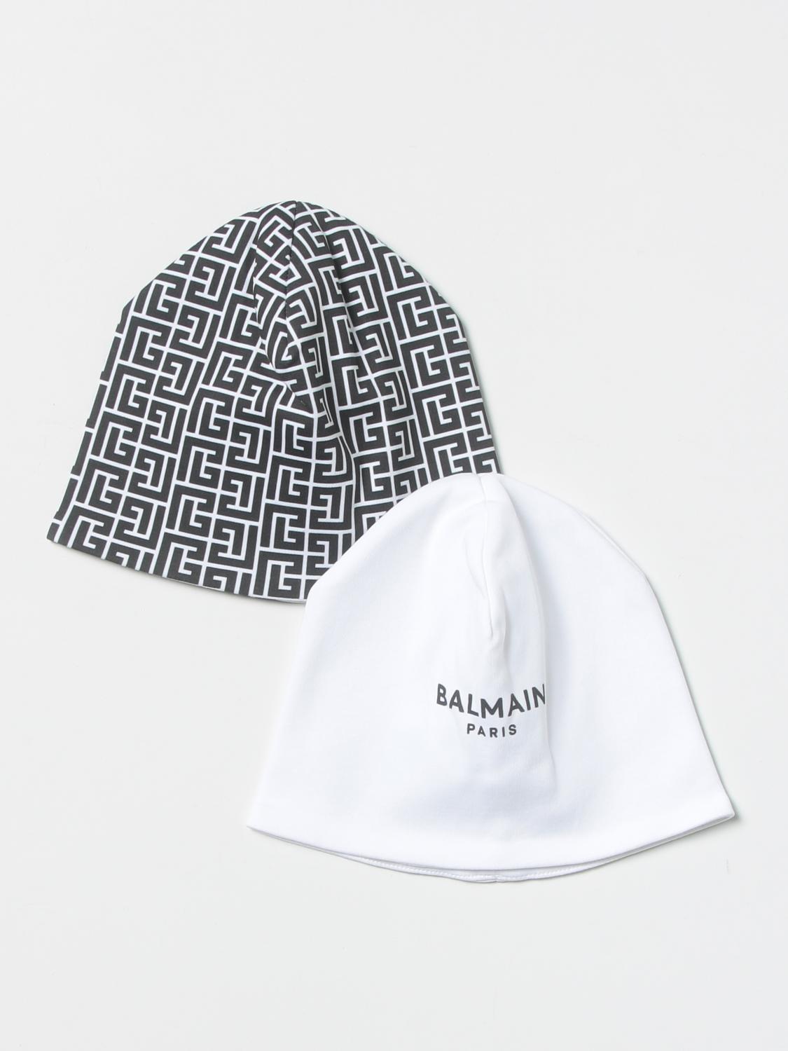 BALMAIN: cotton 2 hats set - White | Balmain hat 6RB510Z0209 online at ...