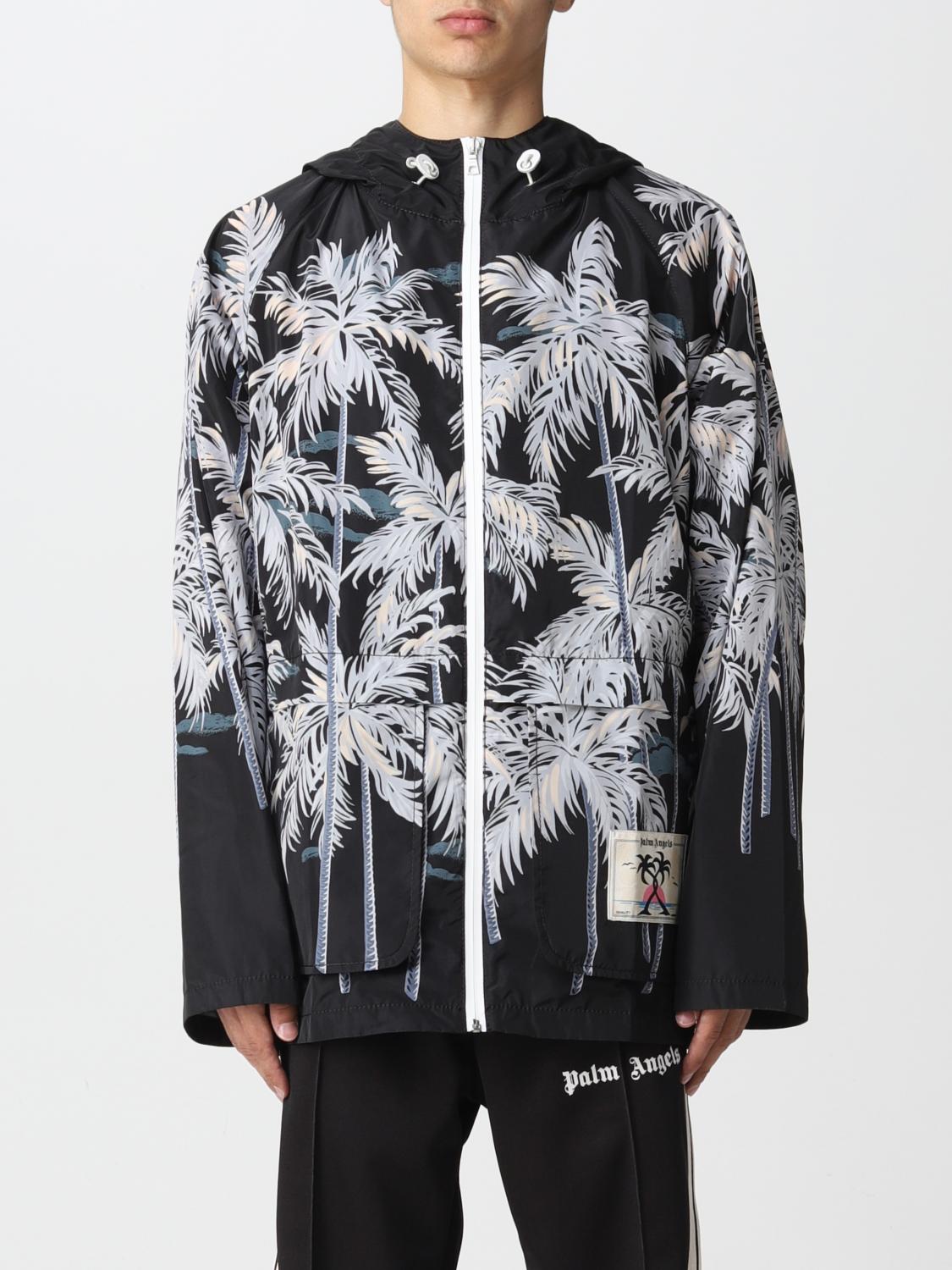 PALM ANGELS: Jacket men - Black | Palm Angels jacket PMEA200S22FAB003 ...