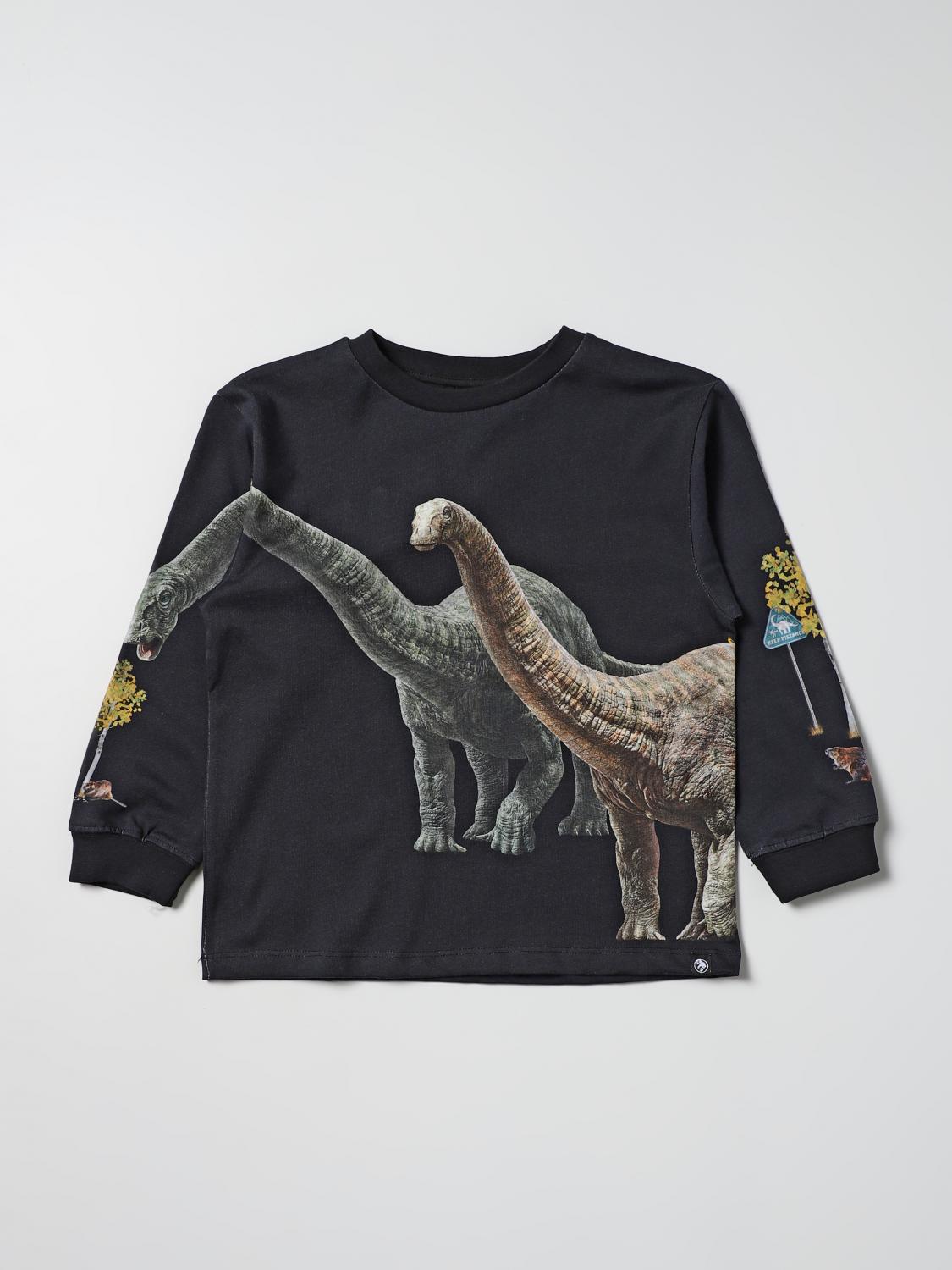 MOLO: Rube x Jurassic World sweatshirt with dinosaur print - Black ...