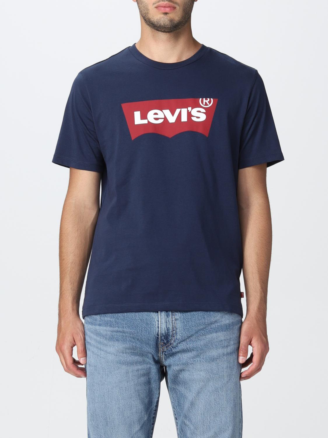 LEVI'S: T-shirt men - Blue | Levi's t-shirt 177830139 online at GIGLIO.COM