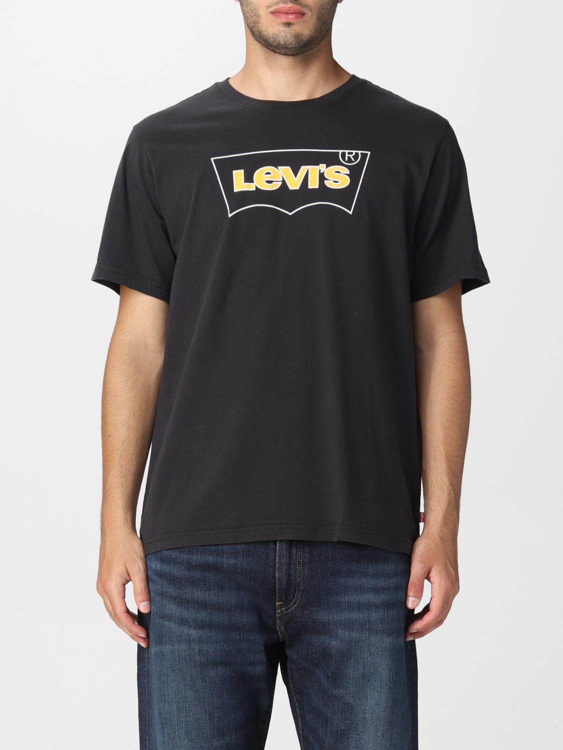 LEVI'S: T-shirt men - Charcoal | Levi's t-shirt 161430474 online at ...