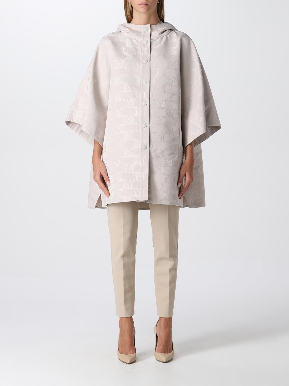 MAX MARA: Coat women - Ivory | Max Mara cape 47360527600 online at ...
