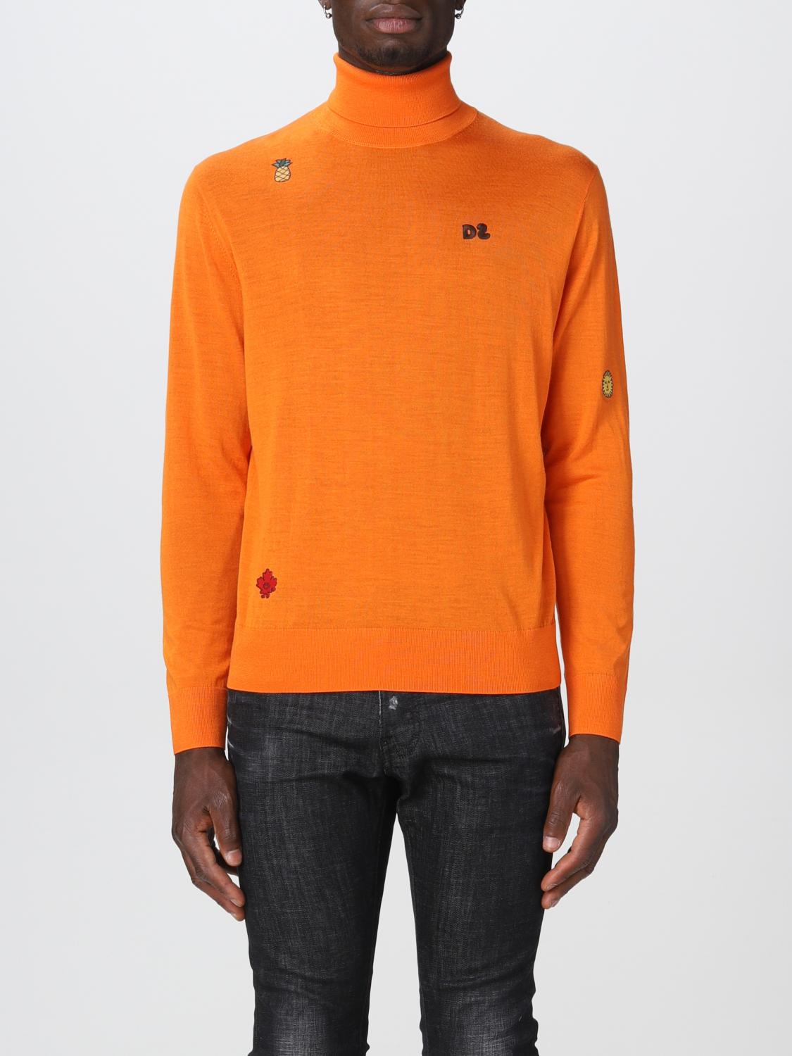 Dsquared2 Sweater men - Orange | S74HA1281S16794 | GIGLIO.COM
