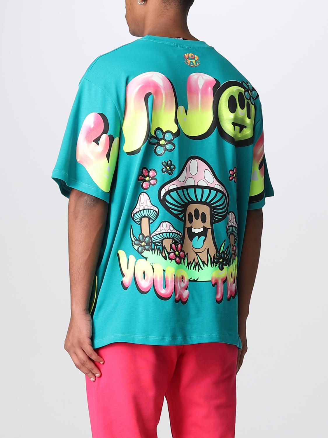 BARROW: T-shirt men - Green | Barrow t-shirt 032487 online at GIGLIO.COM
