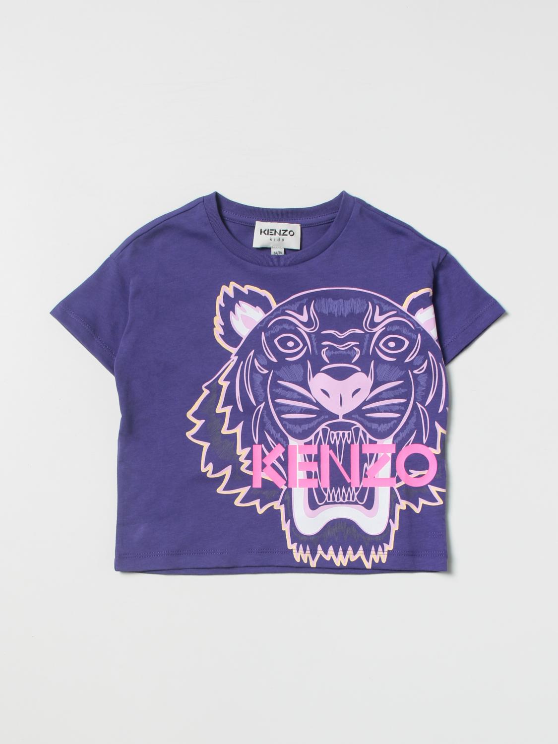 KENZO KIDS: 티셔츠 남아 Kenzo Junior - 바이올렛 | GIGLIO.COM에서 Kenzo Kids 티셔츠 ...