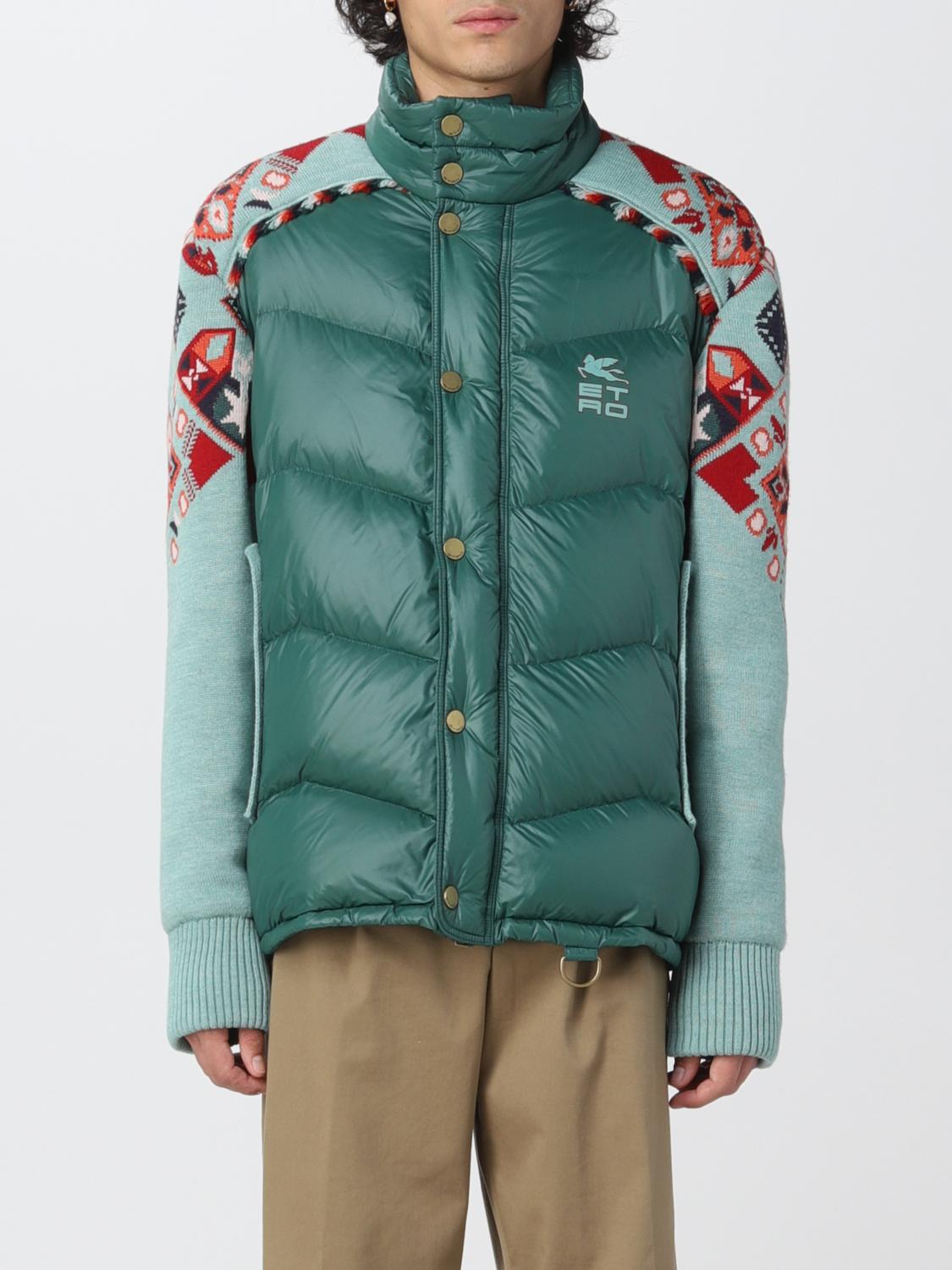 ETRO: Coat men - Green | Etro jacket 1S5500312 online at GIGLIO.COM