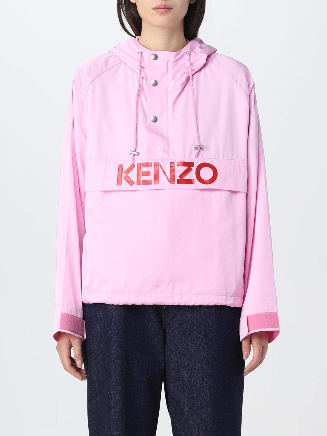 KENZO: Coat women - Pink | Kenzo jacket FC62BL1579NB online at GIGLIO.COM