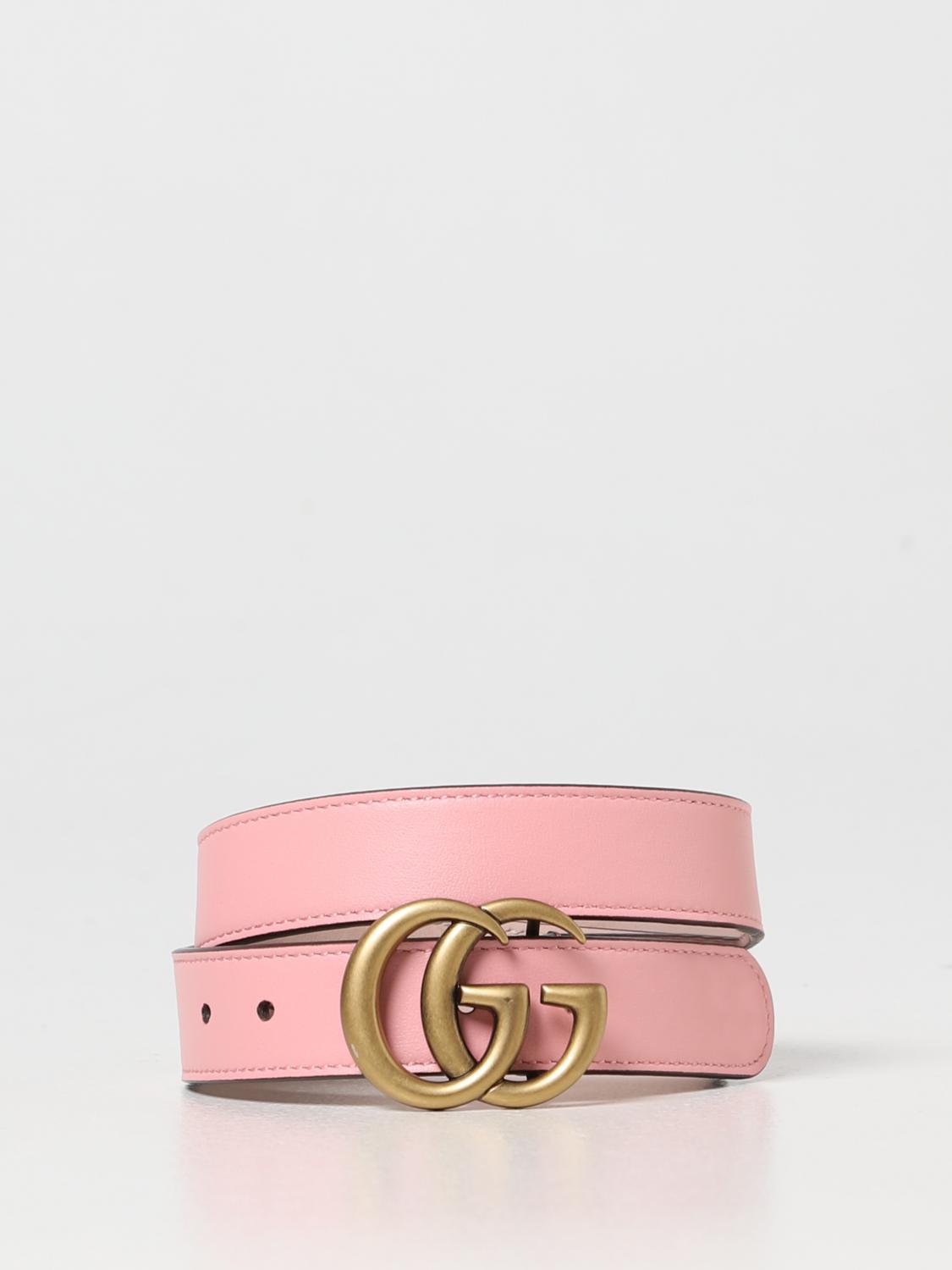 GUCCI: Belt kids - Pink | Gucci belt 4327071OY0G online at GIGLIO.COM