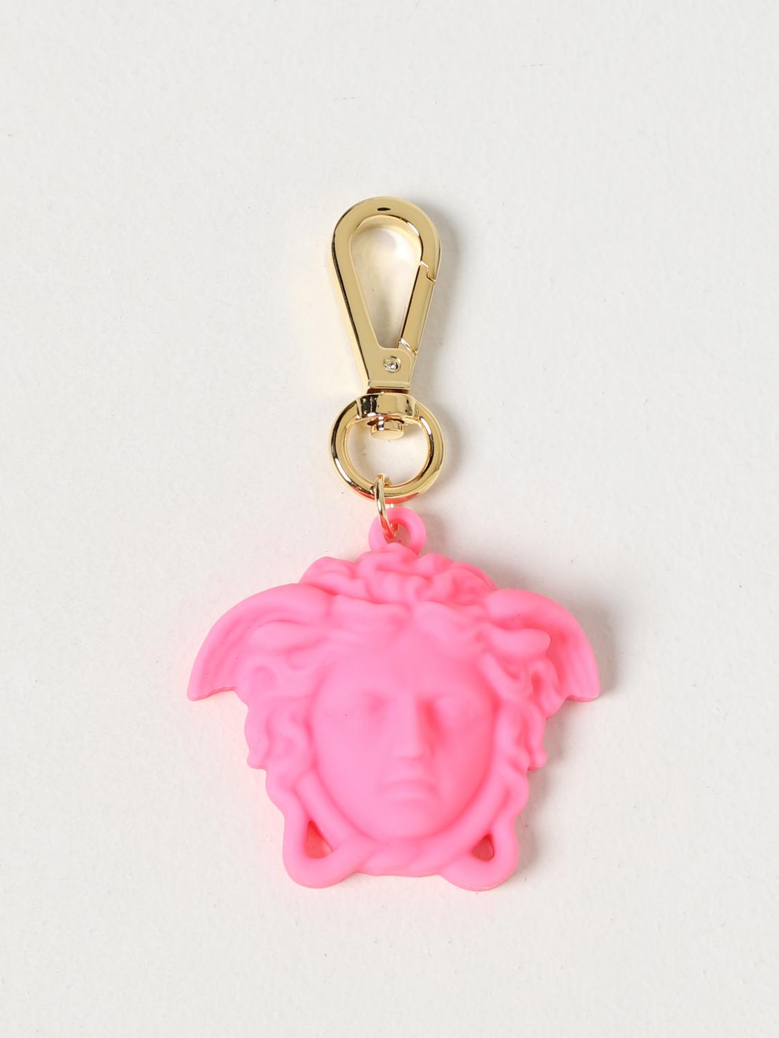 VERSACE: Key chain women Young - Pink | Versace key chain ...