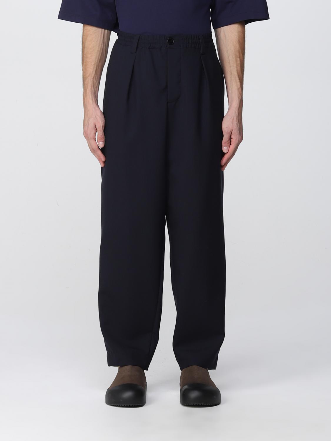MARNI: Pants men - Blue | Marni pants PUMU0017U1TW839 online at GIGLIO.COM