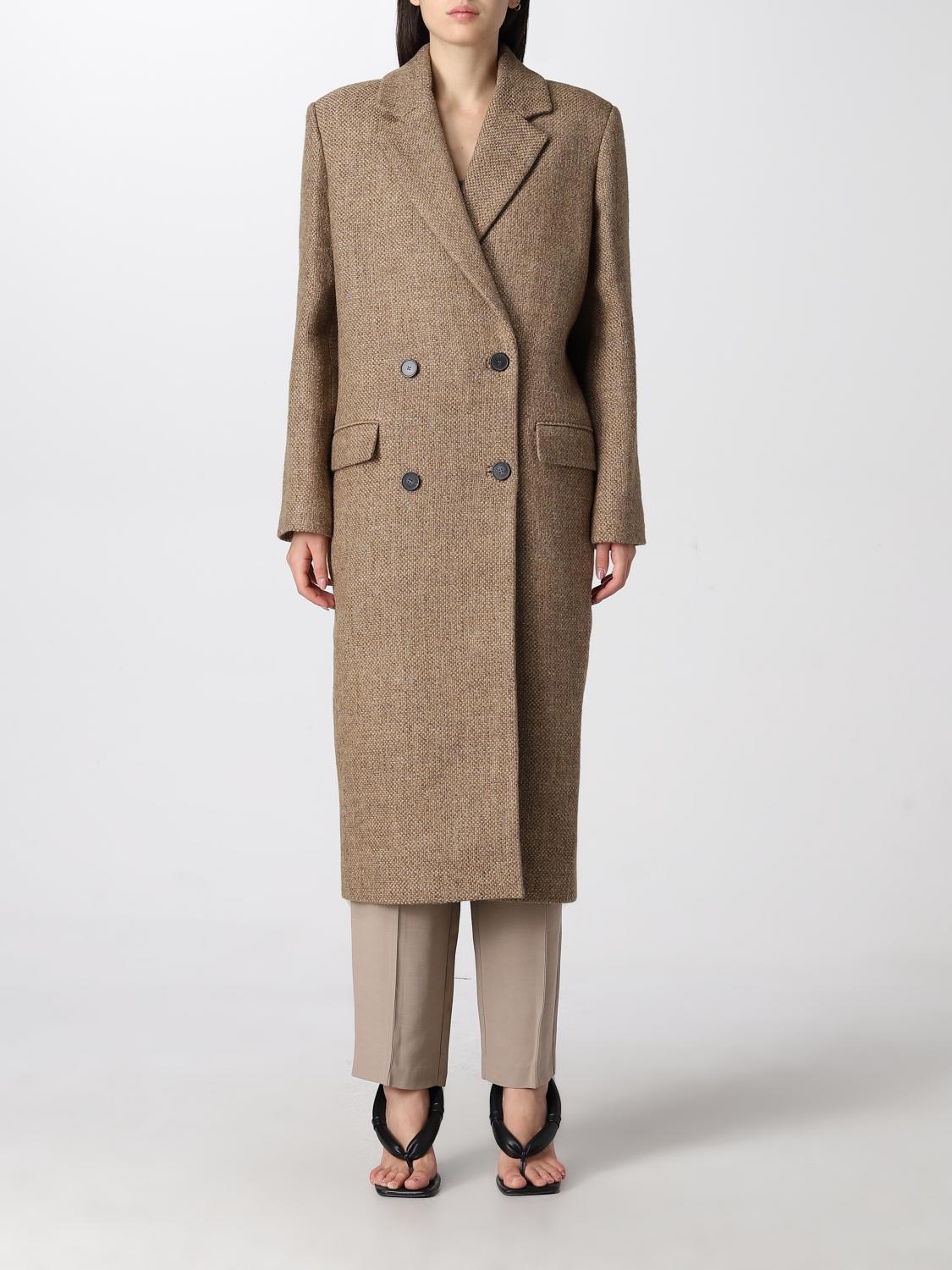 IRO: Coat women - Camel | Iro coat WP01NOLO online at GIGLIO.COM