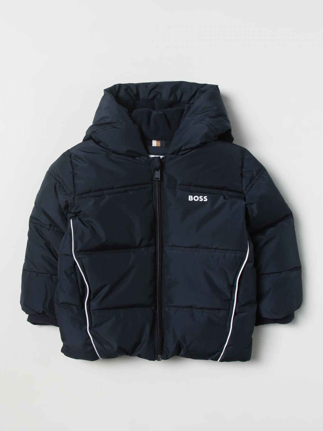 HUGO: Jacket kids Boss - Blue | Hugo jacket J06255 online at GIGLIO.COM