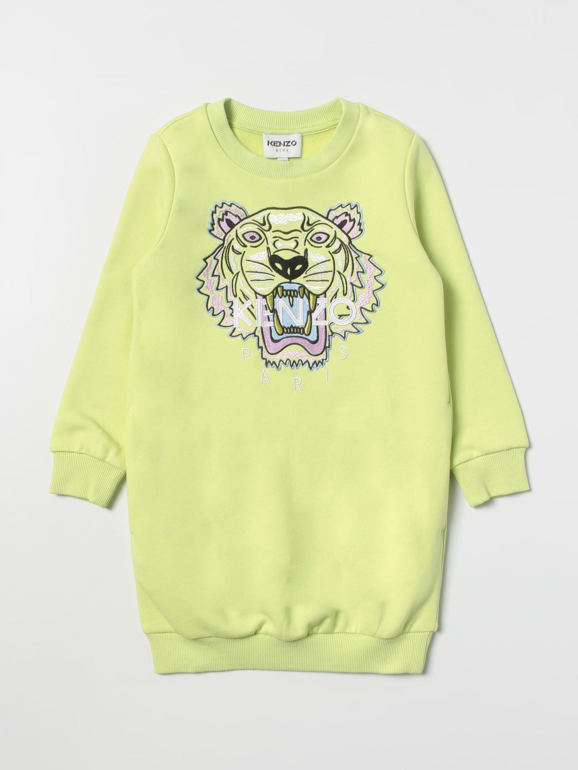 KENZO KIDS: Dress kids Kenzo Junior - Yellow | Kenzo Kids dress K12266 online at GIGLIO.COM