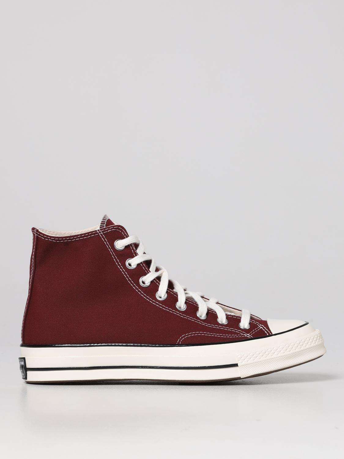 CONVERSE: Sneakers men - Burgundy | Converse sneakers 171567C online at ...