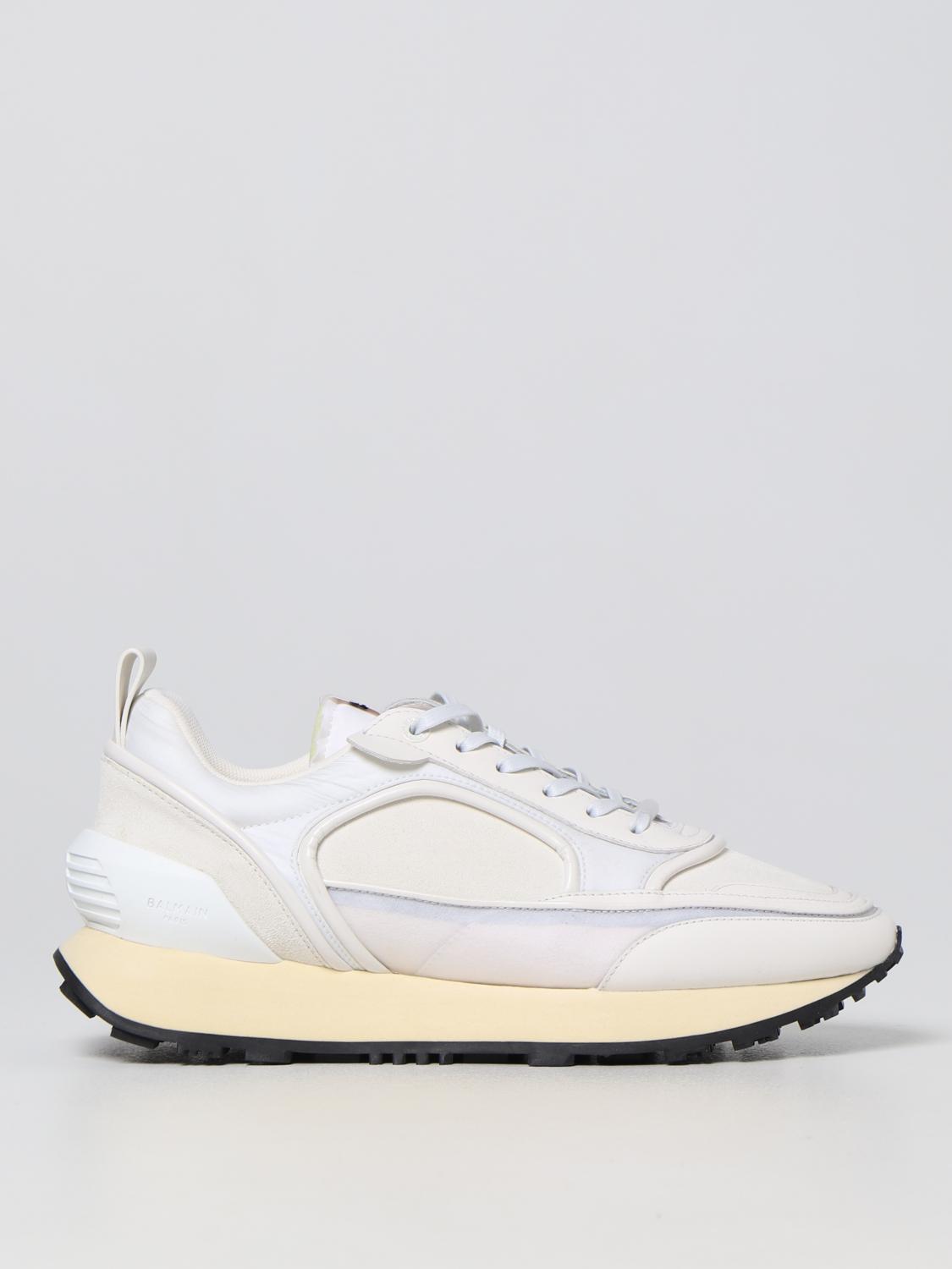 BALMAIN: Baskets homme - Blanc | Baskets Balmain YM1VI305TSYH en ligne ...
