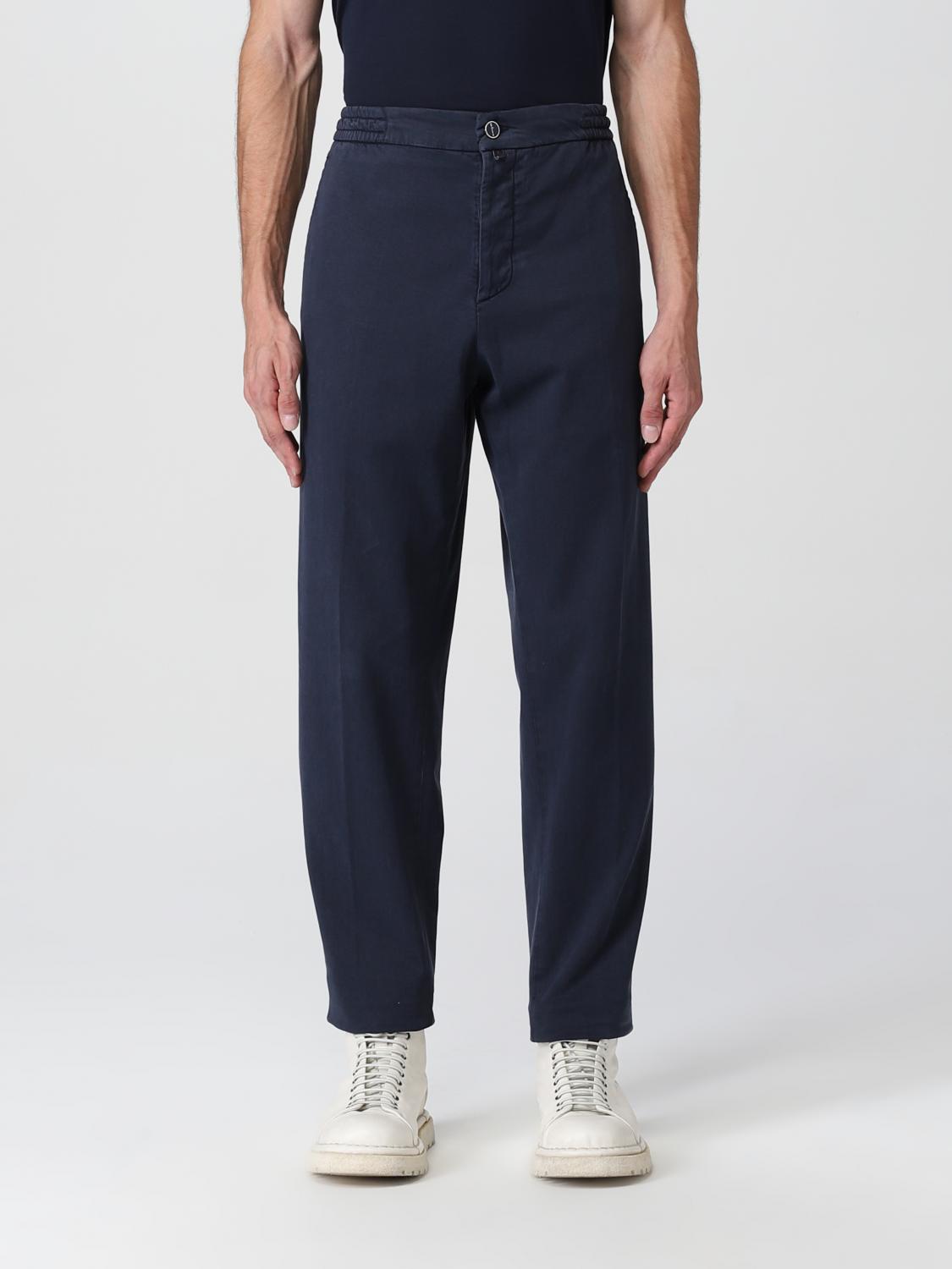 KITON: Pants men - Navy | Kiton pants UPLACJ0310B020 online at GIGLIO.COM