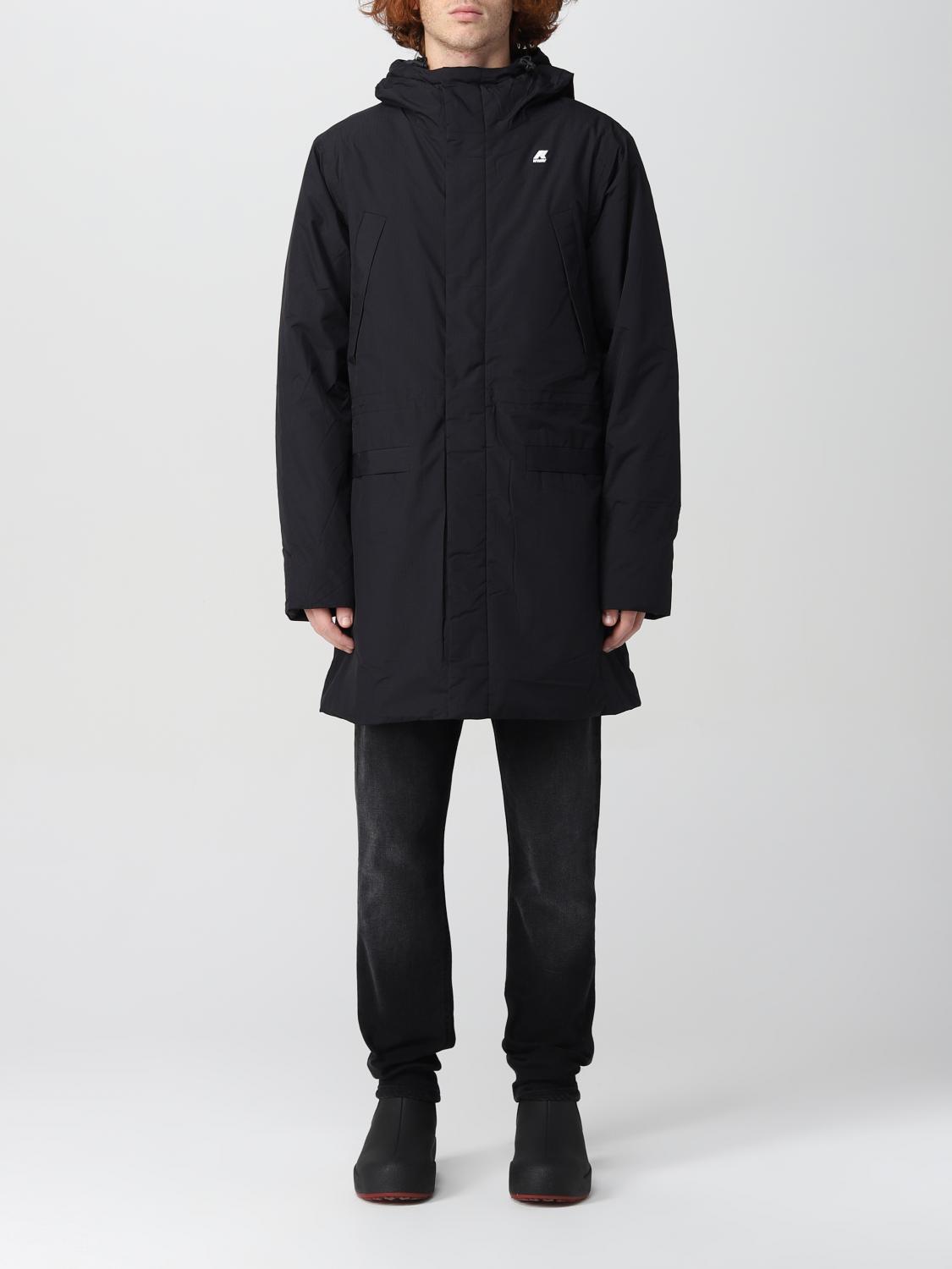K-WAY: Coat men - Black | K-Way jacket K1119PW online at GIGLIO.COM
