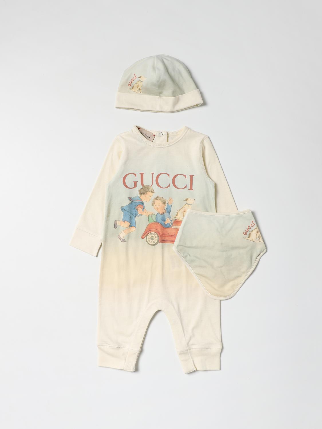 GUCCI: Tracksuits kids - Cream | Gucci pack 703588XJENA online at ...