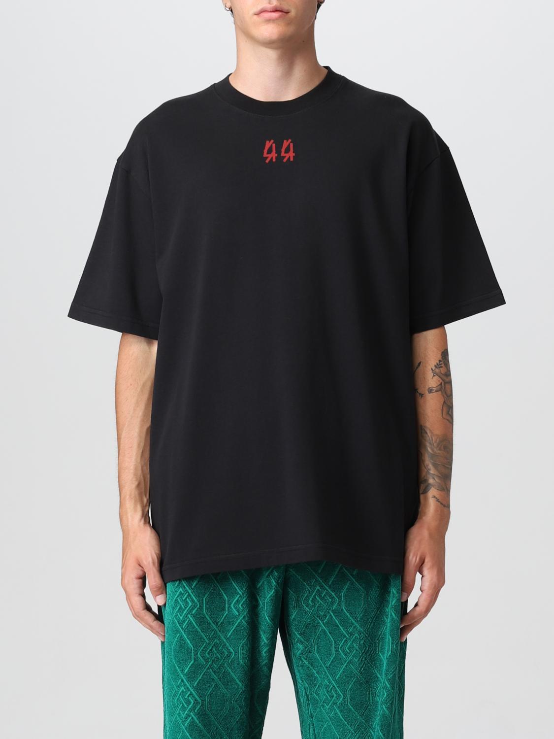 44 LABEL GROUP: T-shirt men - Black | 44 Label Group t-shirt ...