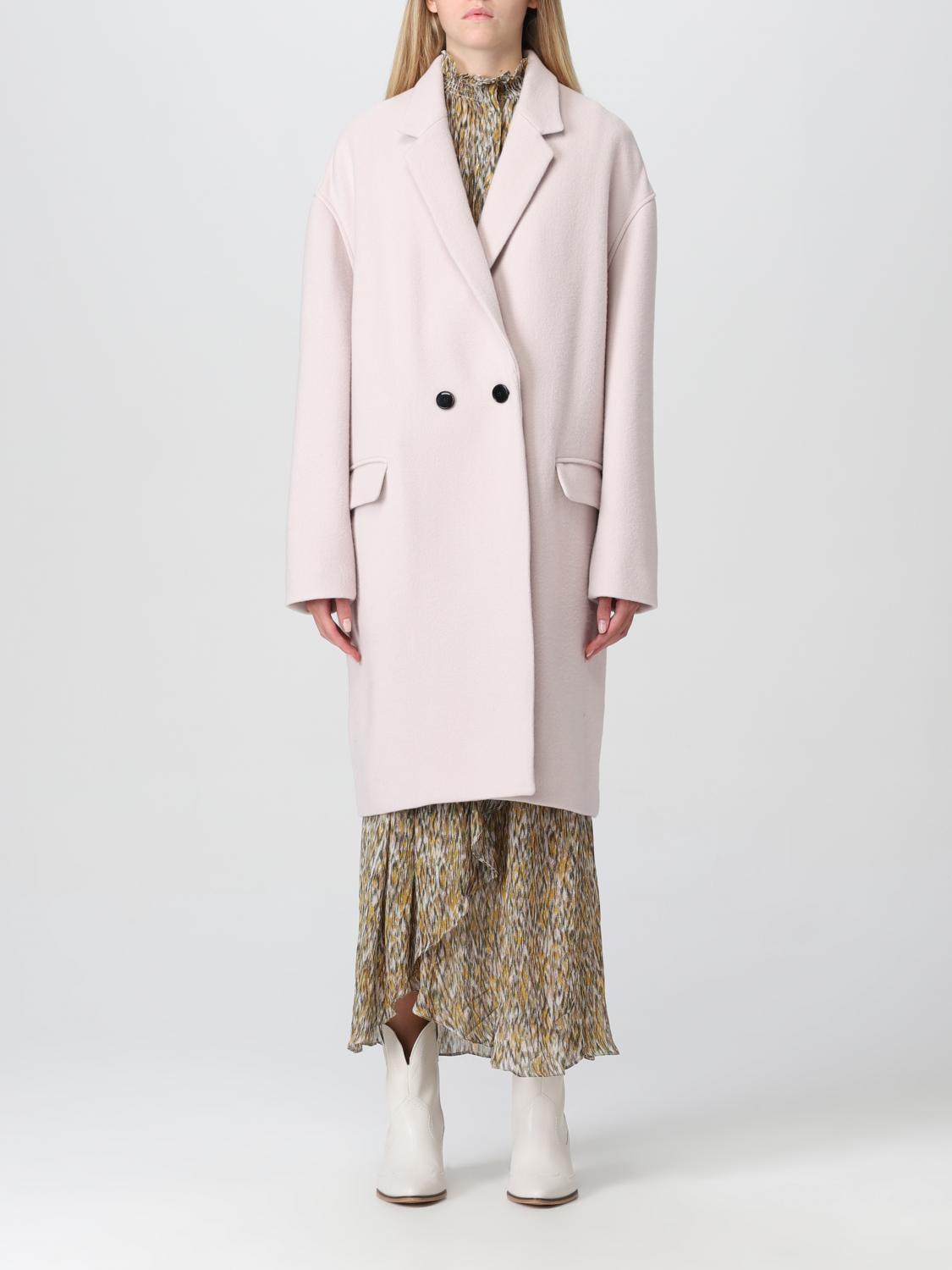 ISABEL MARANT: Coat women - White | Isabel Marant coat MA100722A007I ...