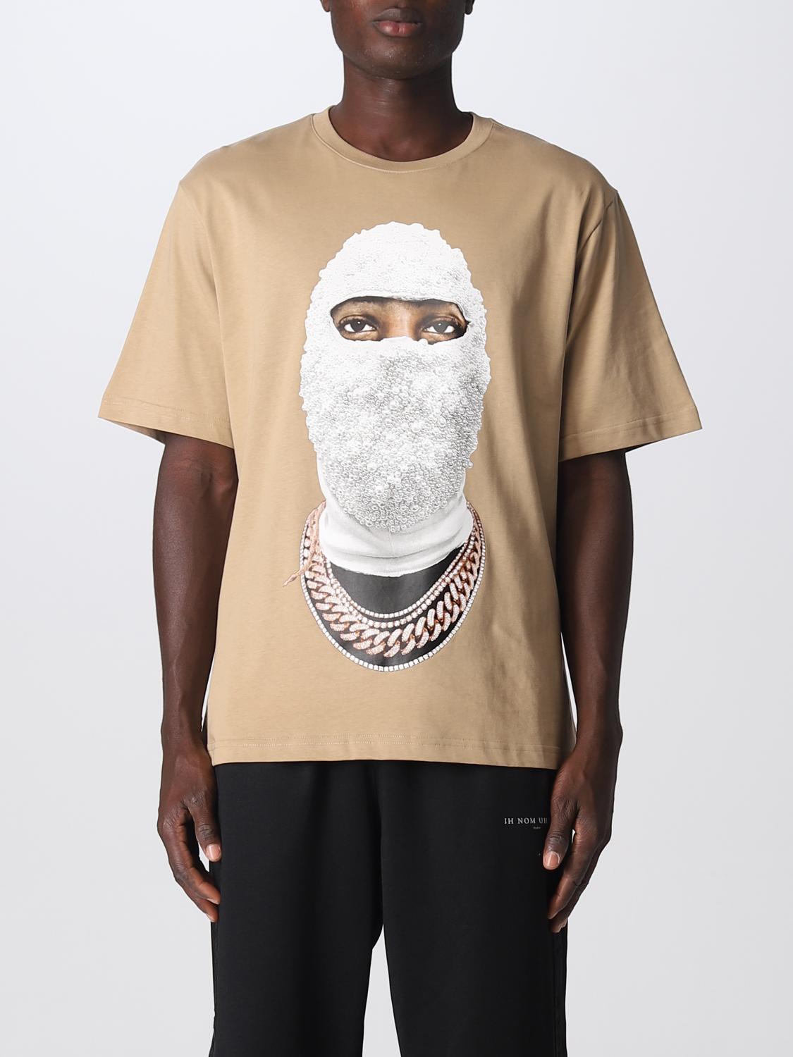 IH NOM UH NIT: T-shirt men - Beige | Ih Nom Uh Nit t-shirt NUW22224 ...