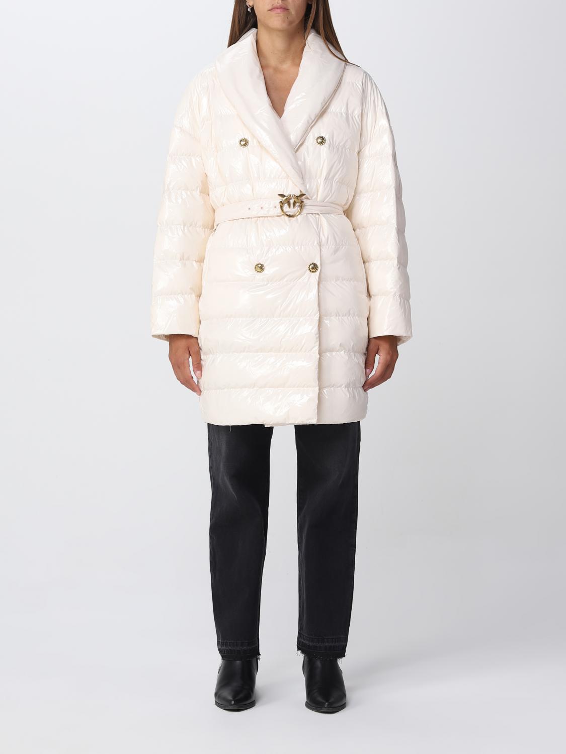 PINKO: Jacket women - Beige | Pinko jacket 1G18CXA00N online at GIGLIO.COM