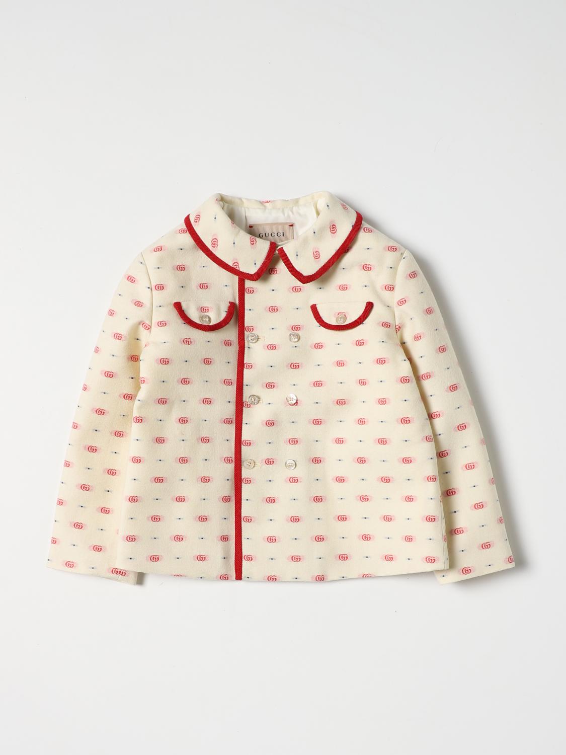GUCCI: Jacket kids - Cream | Gucci jacket 701728XWATB online at GIGLIO.COM