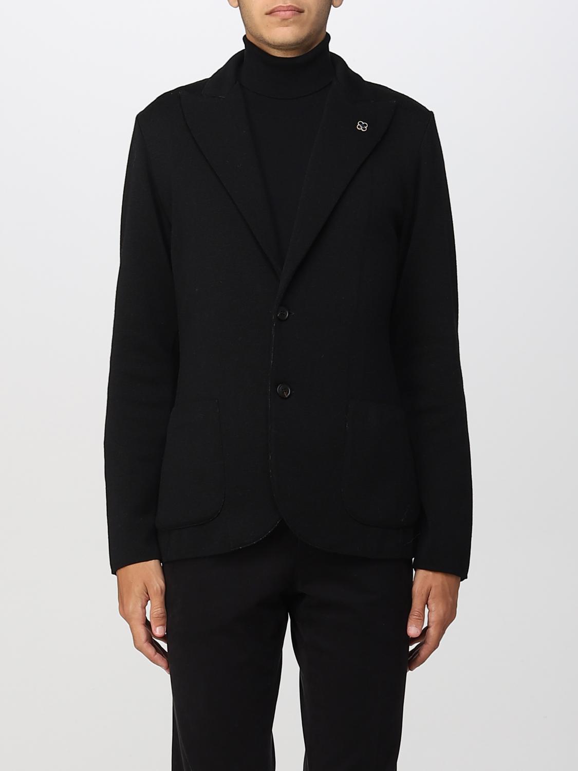 Lardini Jacket men - Black | IRLJM59IR59004 | GIGLIO.COM