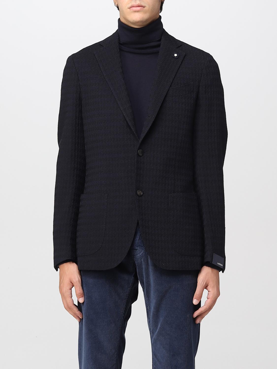 LARDINI: Jacket men - Blue | Lardini jacket IR528AE39IRJ59516 online at ...