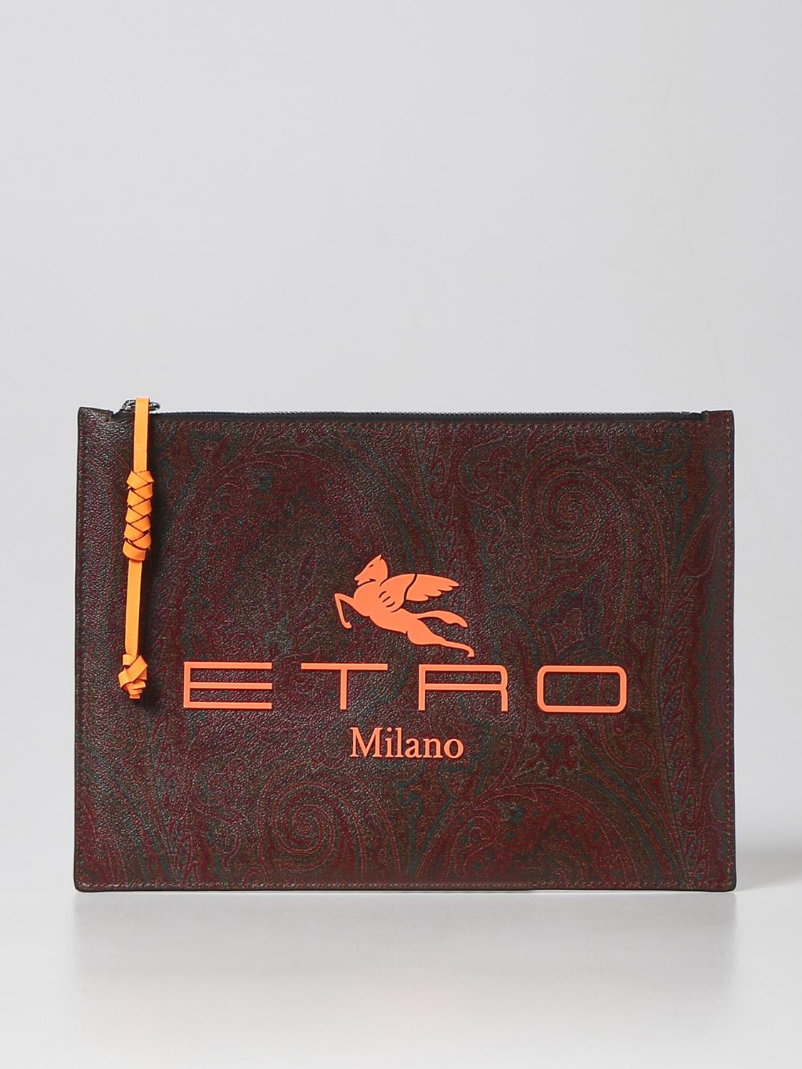 ETRO: iPad holder with fluo logo - Multicolor | Etro folders 1N4607068 online at GIGLIO.COM