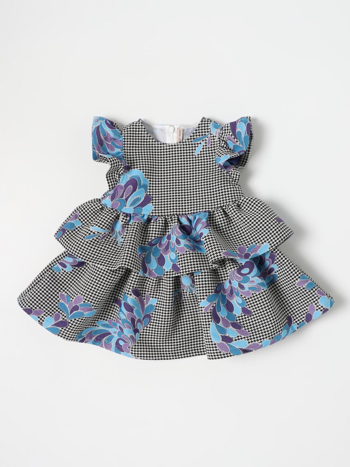 PUCCI: kids dress - Ivory | Pucci romper 9R1091B0046 online at GIGLIO.COM