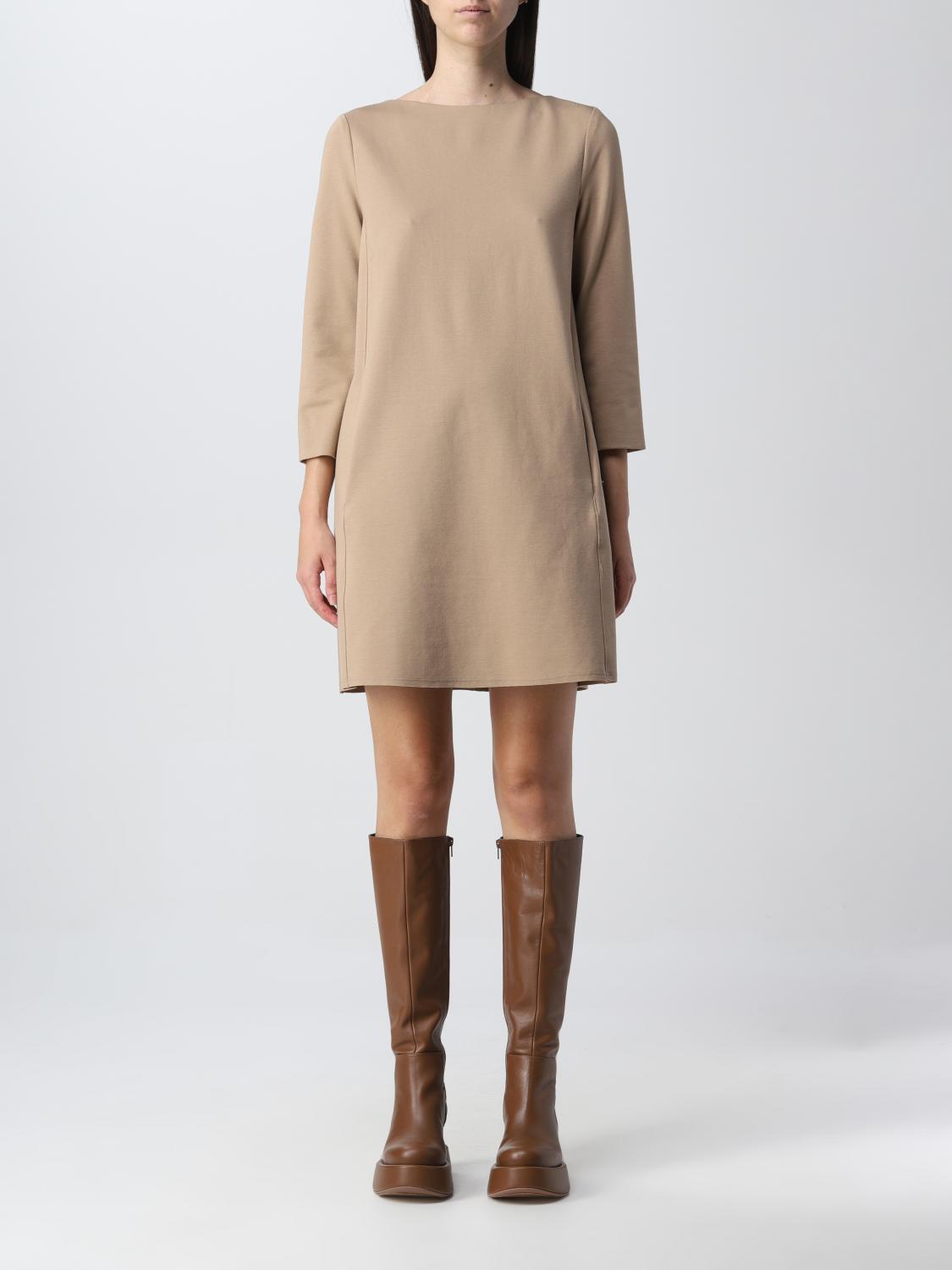 LIVIANA CONTI: Abito donna - Cammello | Abito Liviana Conti L2WI18 ...