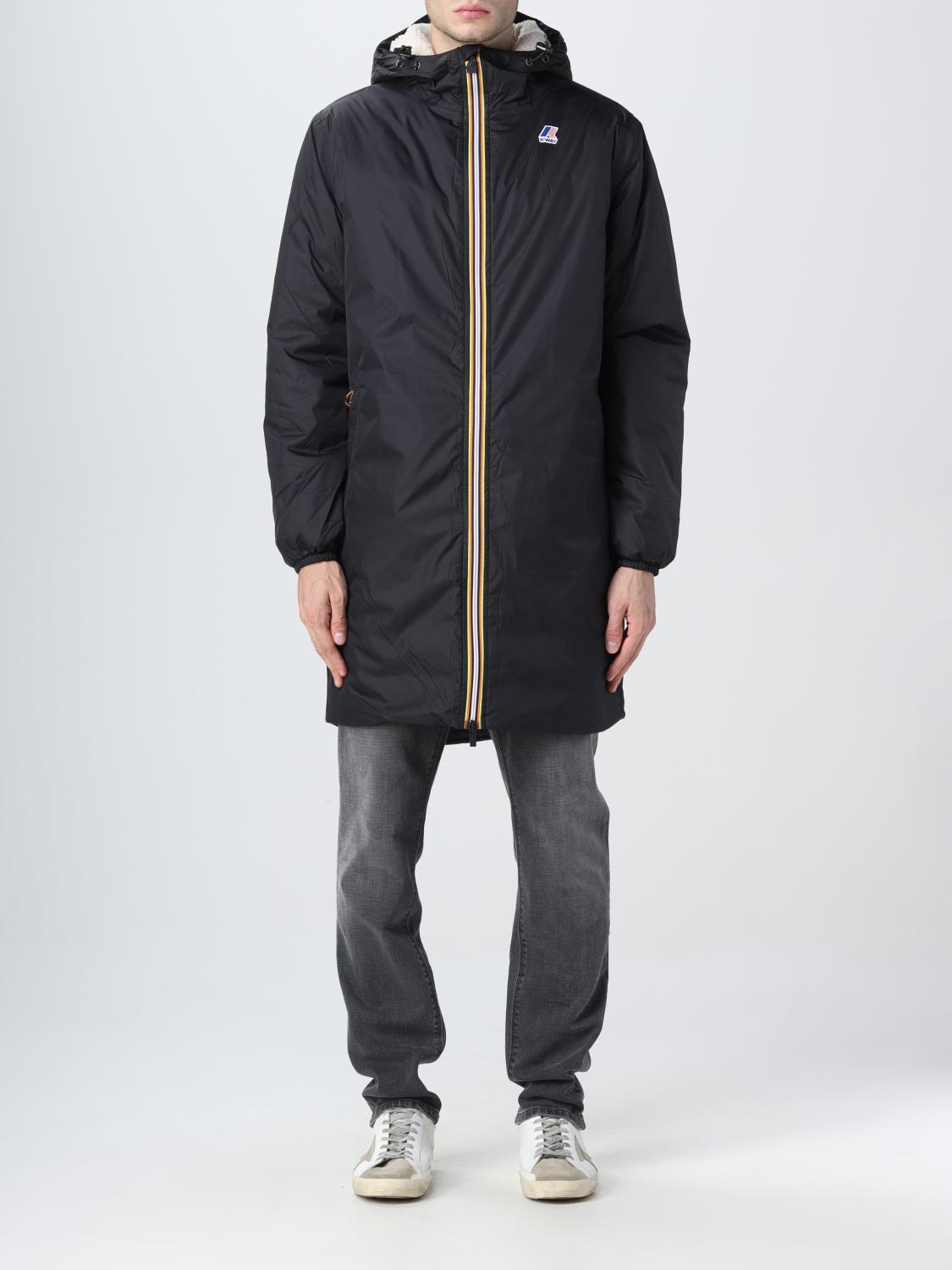 K-WAY: Coat men - Black | K-Way jacket K3114KW online at GIGLIO.COM