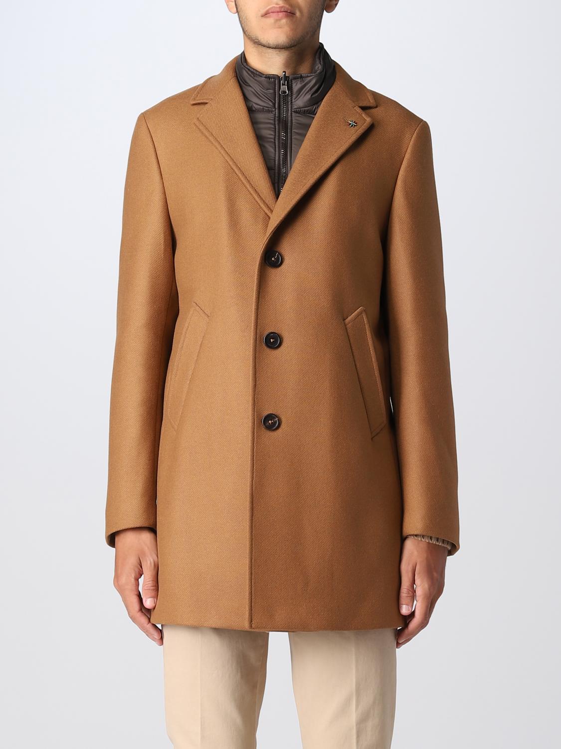 MANUEL RITZ: Coat men - Camel | Manuel Ritz coat 3332C4548223726 online ...